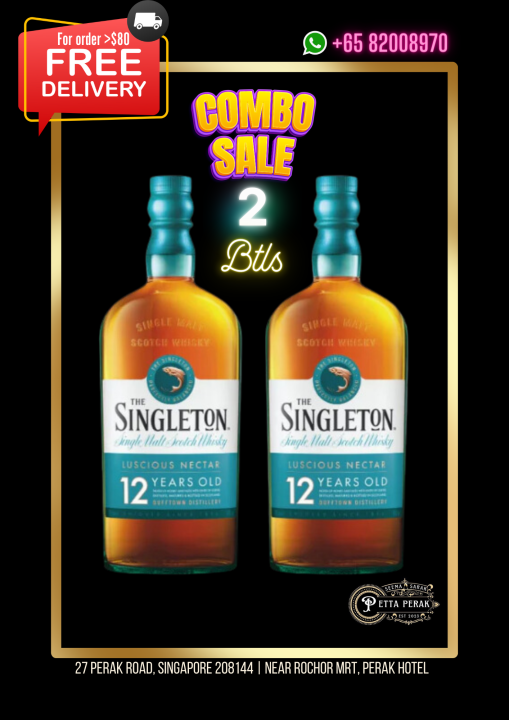 The Singleton 12 YO Whisky - 2 Bottles *COMBO* | Lazada Singapore