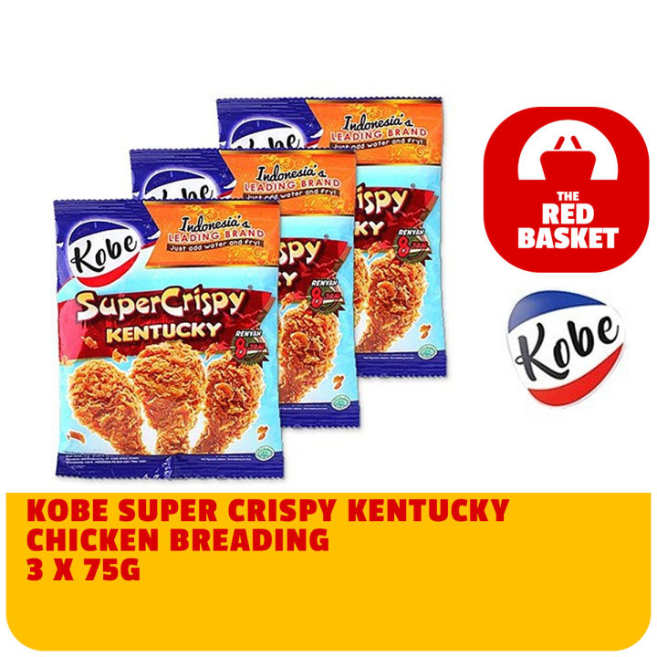 KOBE SUPER CRISPY KENTUCKY CHICKEN BREADING 75G X 3PCS | Lazada PH