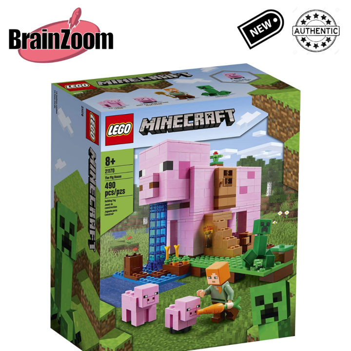 LEGO Minecraft The Pig House 21170 Bricks Blocks | Lazada PH