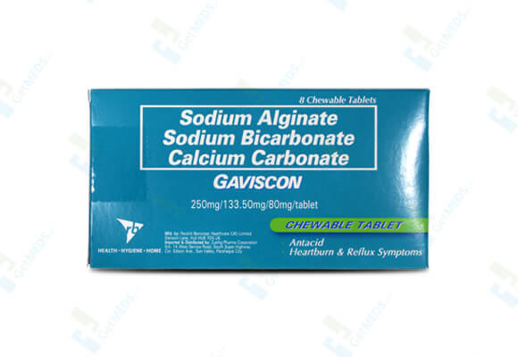 Gaviscon Original (Sodium Alginate Sodium Bicarbonate Calcium Carbonate ...