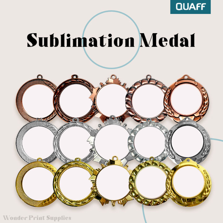 WPS - SUBLIMATION PRINTABLE MEDAL GOLD / SILVER / BRONZE | Lazada PH