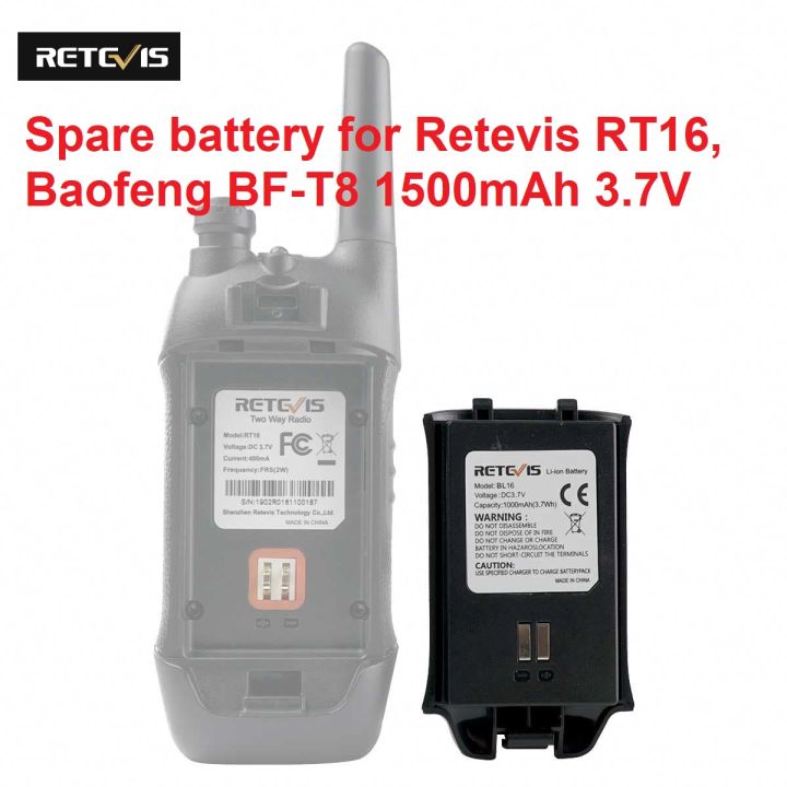 Singapore stock, Original Baofeng battery BL-R8 for Baofeng BF-T8, BF ...