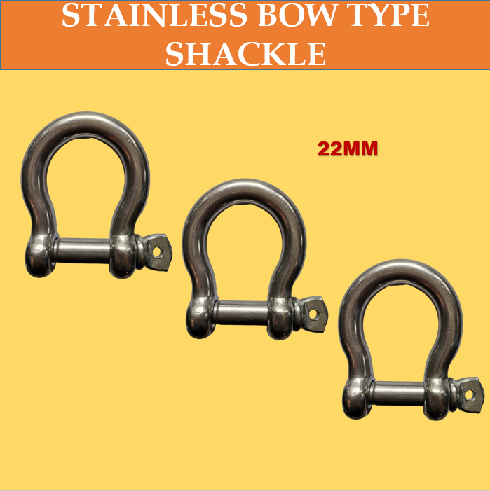 Stainless Bow Type Shackle 22MM | Lazada PH