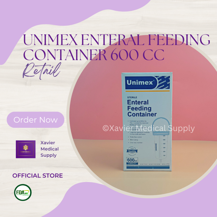 Medical Enteral Feeding Container 600cc, 500cc Retail (SOLD PER KIT ...