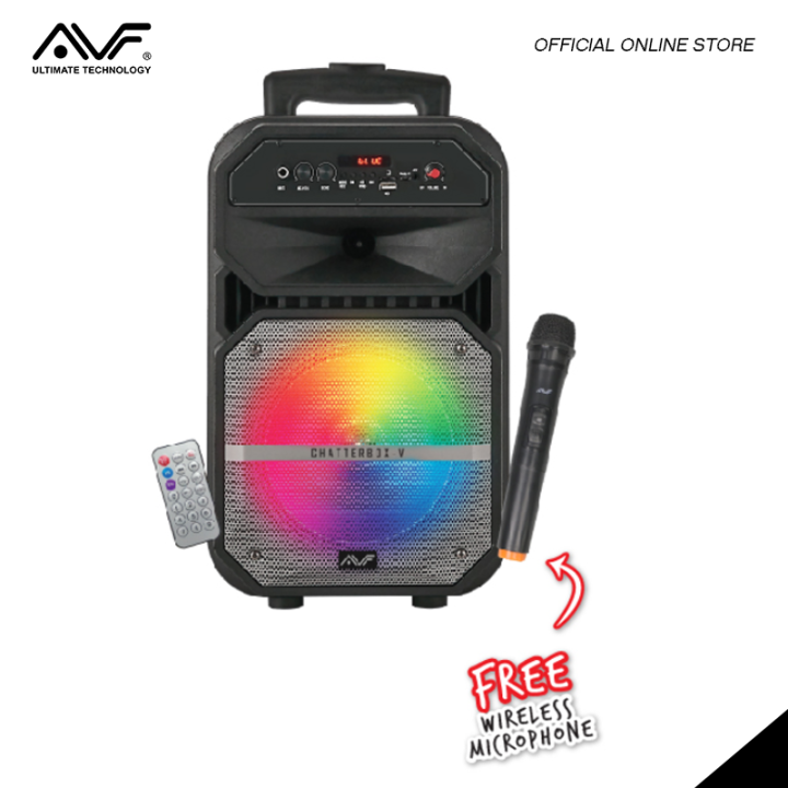 AVF CHATTERBOX V - Portable Trolley Speaker 80 Watt, Bluetooth Version ...