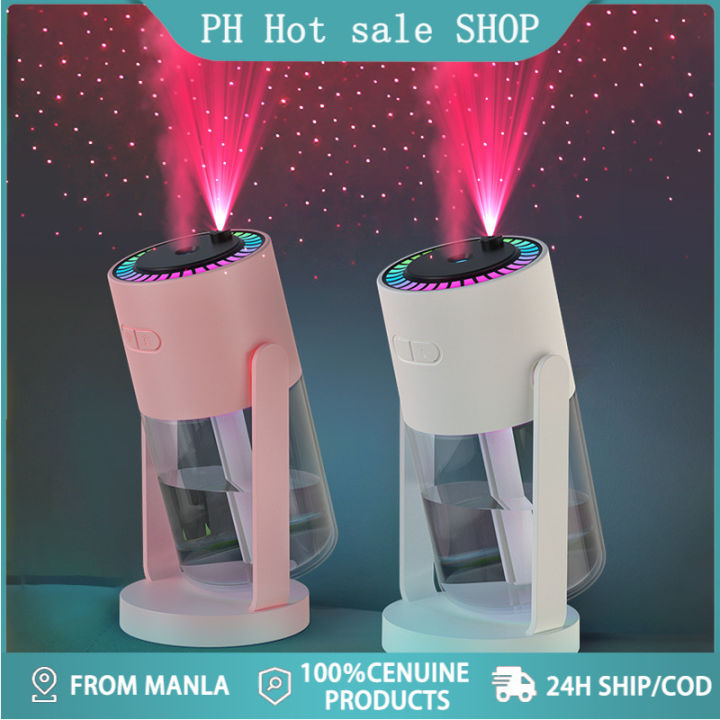 New Home Rotating USB Air Humidifier Silent Atomizer with Projection ...