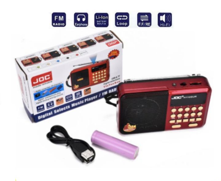 JOC Radio Speaker 30 Juzuk Al Quran Rechargeable USB & MicroSD Card ...