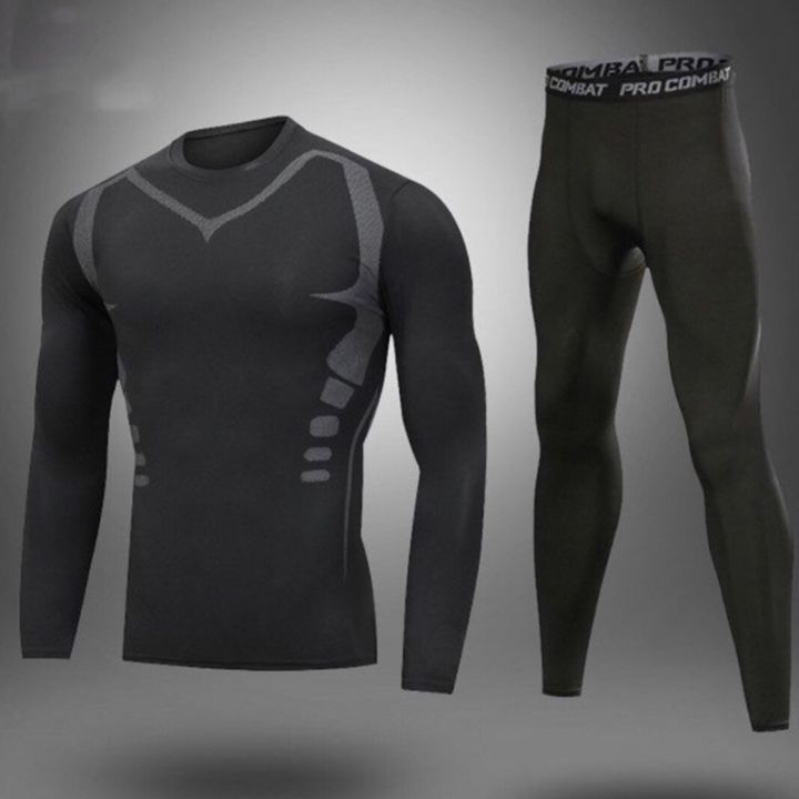 Men's Compression Sports Set Breathable Comfortable Base Layer for Gym ...
