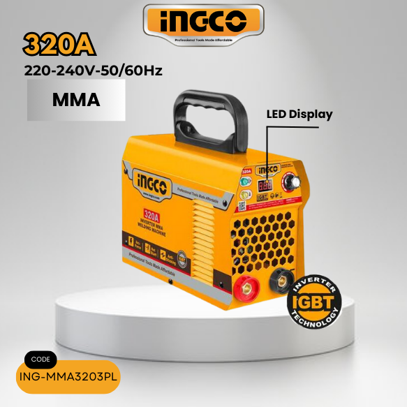 INGCO IGBT Inverter Technology Smart Inverter Welding Machine 320A ING ...