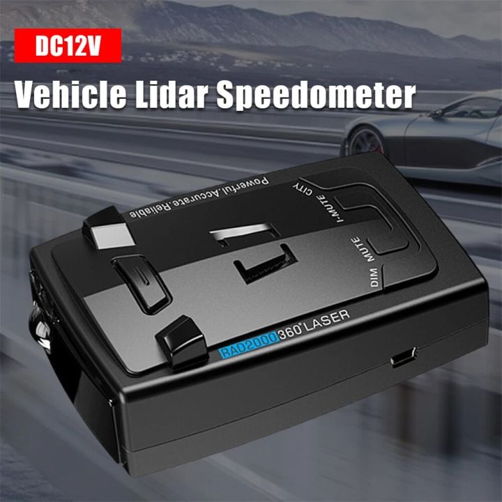 【Limited stock】 Rad2000 Car Radar 12v English Rador Detection Speed ...