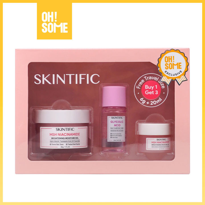 OHSOME - SKINTIFIC Niacinamide Brightening Gel Moisturizer30ml+20ml ...