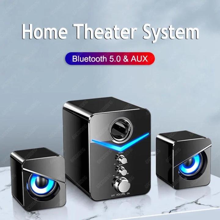 Home Theater System Caixa De Som PC Bass Subwoofer Bluetooth Speaker ...