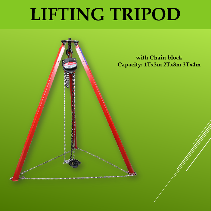 Lifting Tripod Chain (Block Not Included) Towing Products | Lazada PH