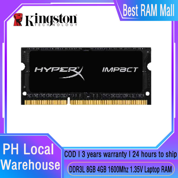 【Free shipping】Kingston HyperX DDR3/DDR3L 4GB 8GB RAM 1600MHz PC3L-12800 204Pin SODIMM Laptop ...