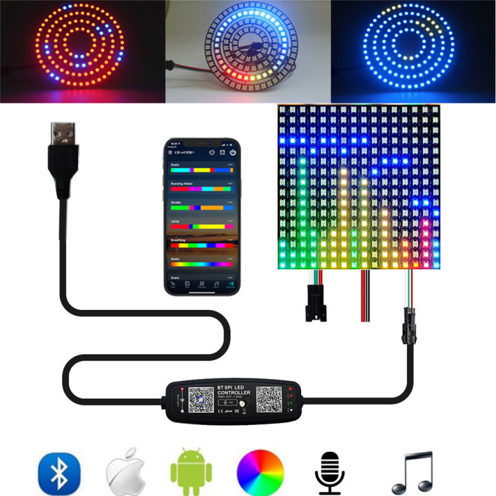 【Special Edition】 Dc5v Ws2812b Led Digital Panel Matrix Flexible Screen ...