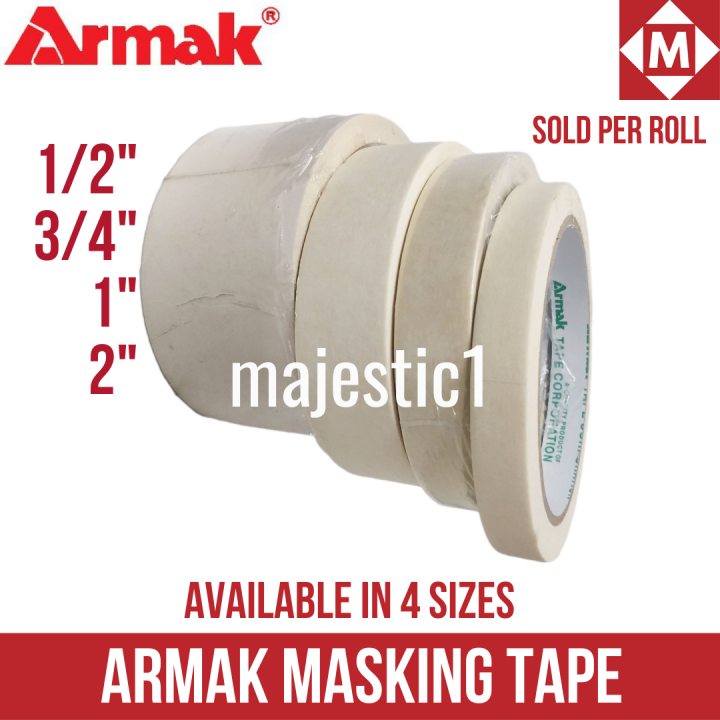 Armak Masking Tape 25Yards ( SOLD PER ROLL ) (1/2