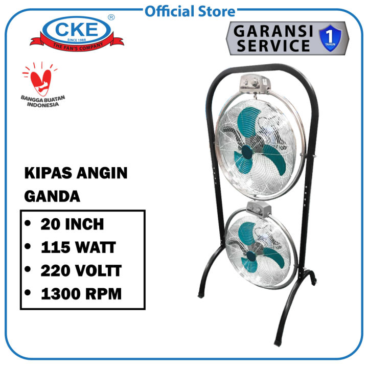 CKE Powerfull Fan TWRPF 20 Inch Floor Fan Tornado | Lazada Indonesia