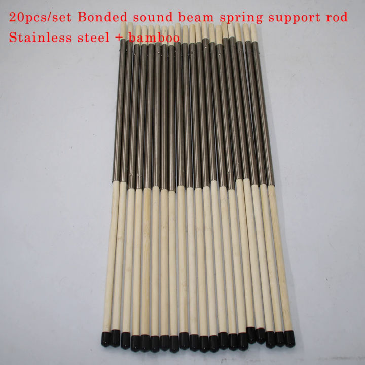 20ชิ้นเซ็ต Bonded Sound Beam Spring Support Rod สแตนเลสไม้ไผ่ ...