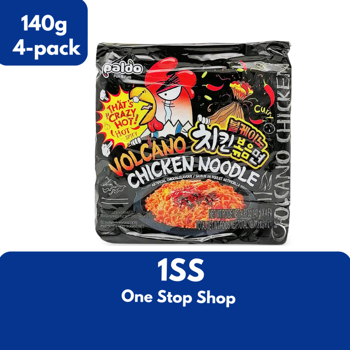 Paldo Volcano Chicken Ramyun, 140g x 4pack | Lazada PH