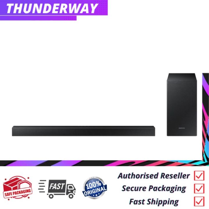 Samsung New T-Series Soundbar HW-T420 2.1ch with Sub woofer Powerful ...