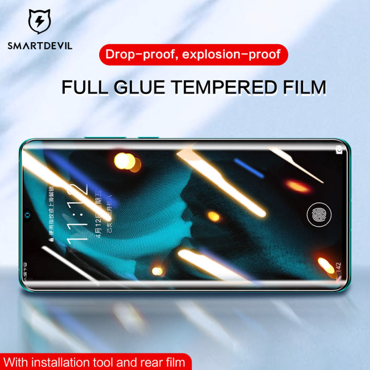 SmartDevil Full Glue Tempered Glass Screen Protector For Huawei Mate 50 Pro Mate 40 Pro Mate 60 ...