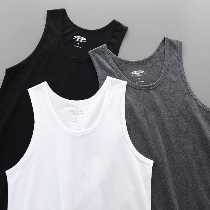 Men'S Cotton Plain Sando Body Fit Vest Tanks Top Plain Muscle Basic ...