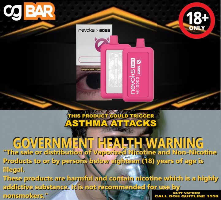 NEVOKS X BOSS AK10000 P.C DISPO POD ORIGINAL | Lazada PH