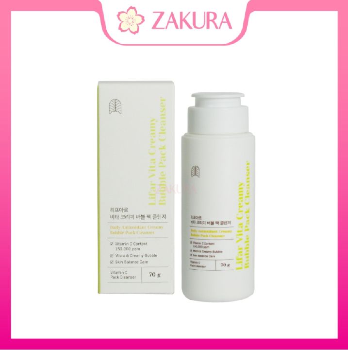Lifar Vita Creamy Bubble Pack Cleanser 70g | Lazada Singapore