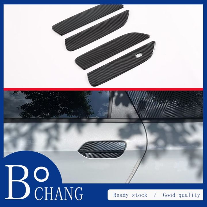 Carbon Fiber Door Handle Cover For BYD Dolphin Atto 2 EA1 2022 2023 ...