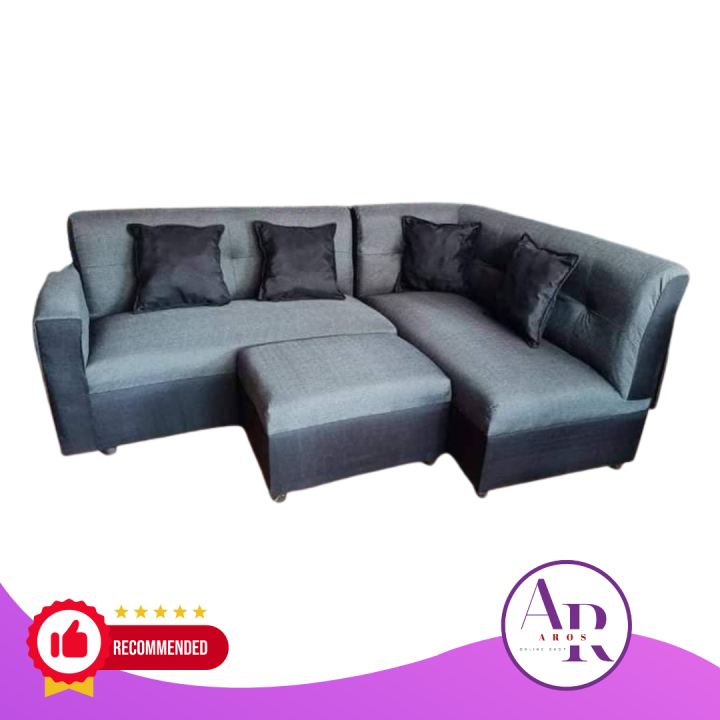 AR Elegant Sala set L shape Uratex foam | Lazada PH