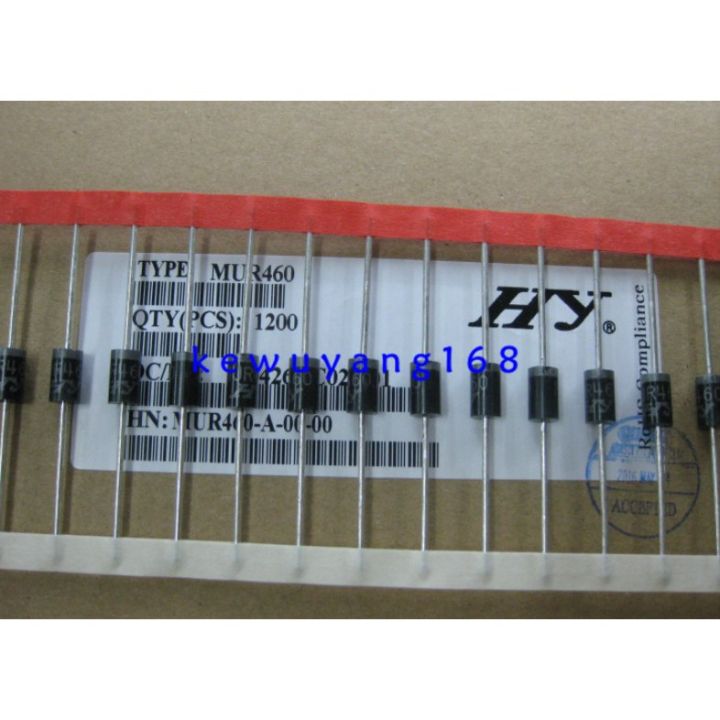 (10ตัว) [DIOD] MUR460 4A/600V ยี่ห้อ HY ใต้หวัน | Lazada.co.th