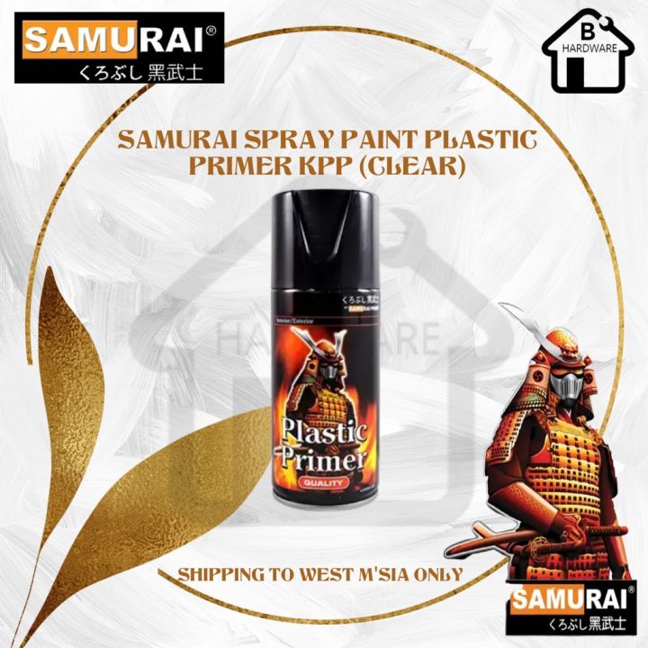 SAMURAI SPRAY PAINT PLASTIC PRIMER KPP (CLEAR) - 300ml | Lazada