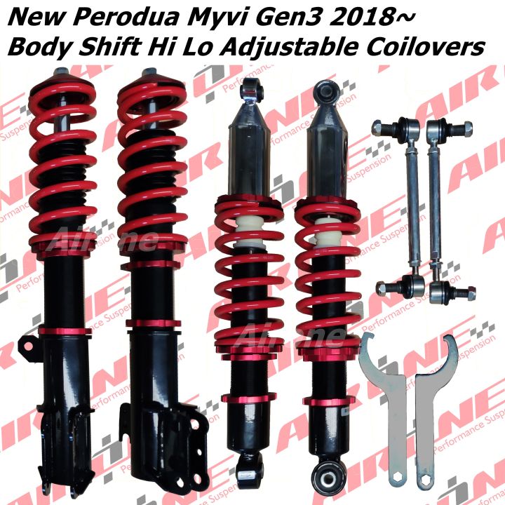 Perodua New Myvi 2018-2024 MG3 Adjustable absorber Hi-Lo Bodyshift ...