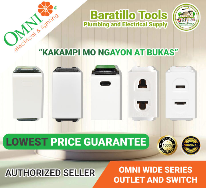 OMNI Wide Series Switch Outlet | Lazada PH