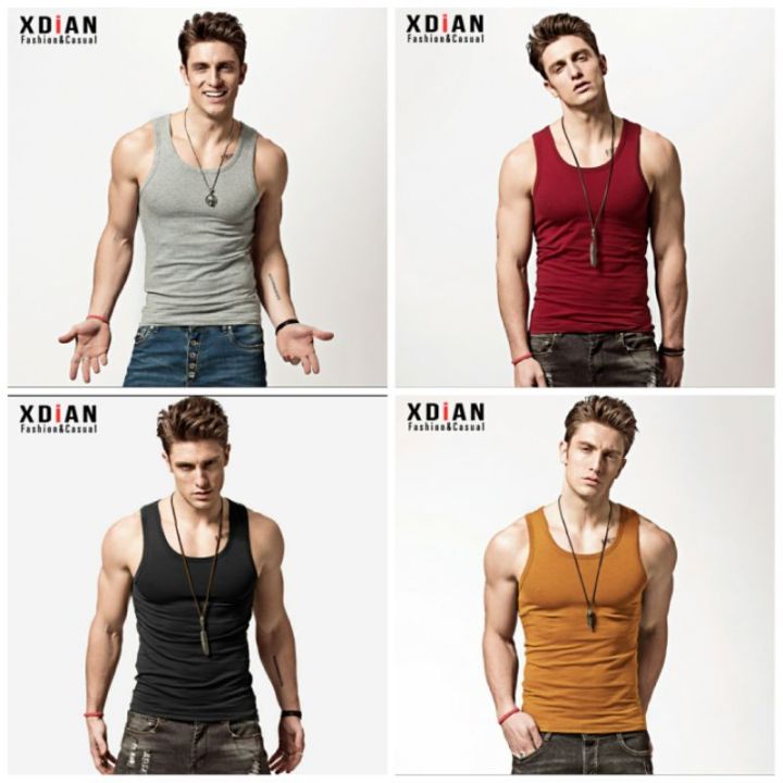 Singlet Polos Pria Cotton Combed Baju Singlet Pria Kaos Singlet Pria ...