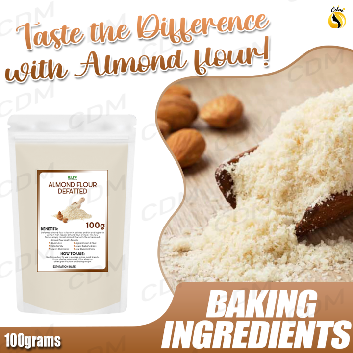 Almond Flour Defatted Extra Fine 100g | Lazada PH