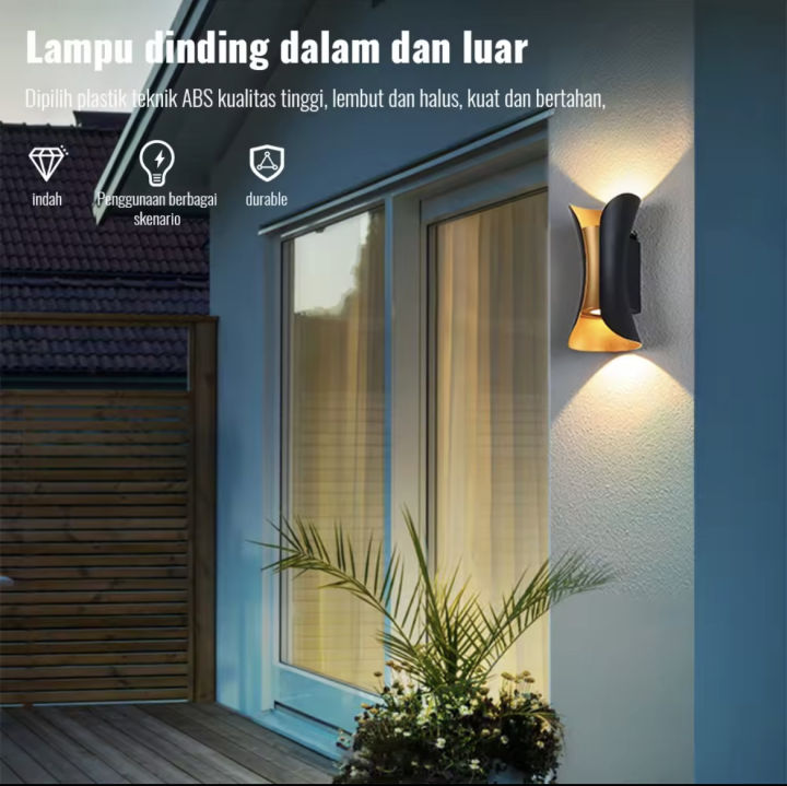 Lampu Dinding Taman Outdoor COB / LED Wall Light Minimalis 10w | Lazada Indonesia