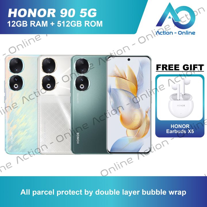 HONOR 90 5G Smartphone (12GB RAM + 512GB ROM) Original Honor Malaysia ...