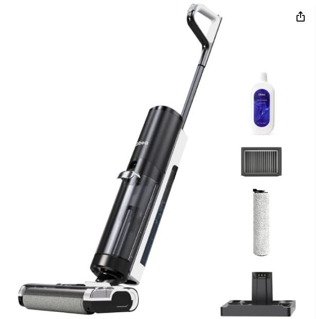 Dibea HC26 5-IN-1 Cordless Smart Wet Dry Floor Washer & Vacuum Cleaner ...