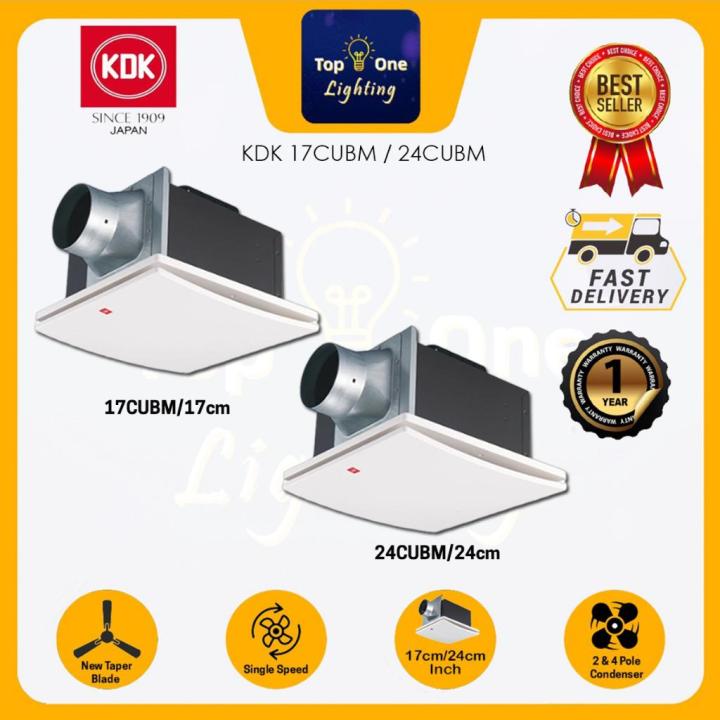 KDK 17CUBM / 24CUBM | Ceiling Mount Ventilating Fan Steel Type ...