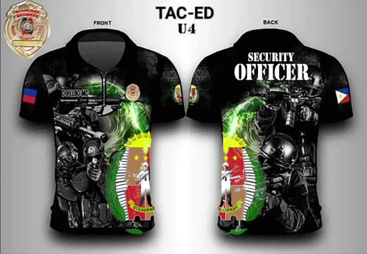 2024 detachment commander/security officer sosia 3D fully sublimated ...