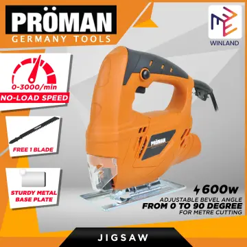 Proman by Winland Jigsaw Power Tools 600w w Free Blade Jigsaw w out VARIABLE SPEED Corded Jigsaw With Blade Adjustable Bevel Angle Jigsaw New Jigsaw Power Tool Lazada Lazada PH