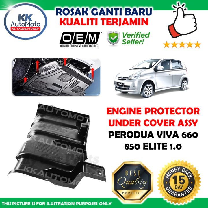 Perodua Viva 660 850 Elite 1.0 - Engine Protector Under Cover Assy ...