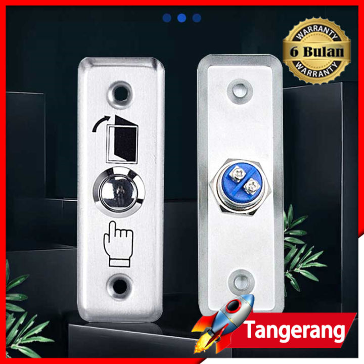 Push Exit Button Tombol Keluar Rfid Access Door Lock Control Stainless | Lazada Indonesia