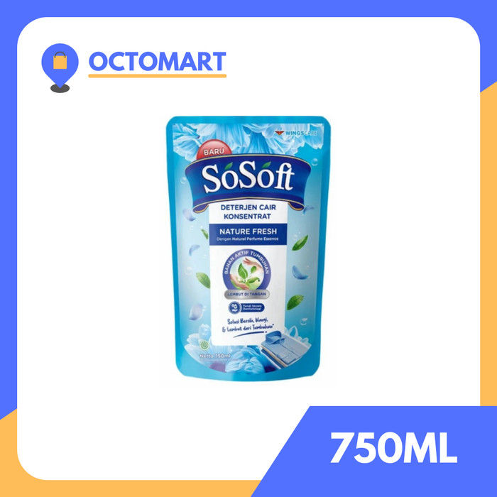 SO SOFT / SOSOFT Refill 700ML Liquid Detergent / Deterjen Cair Refill ...