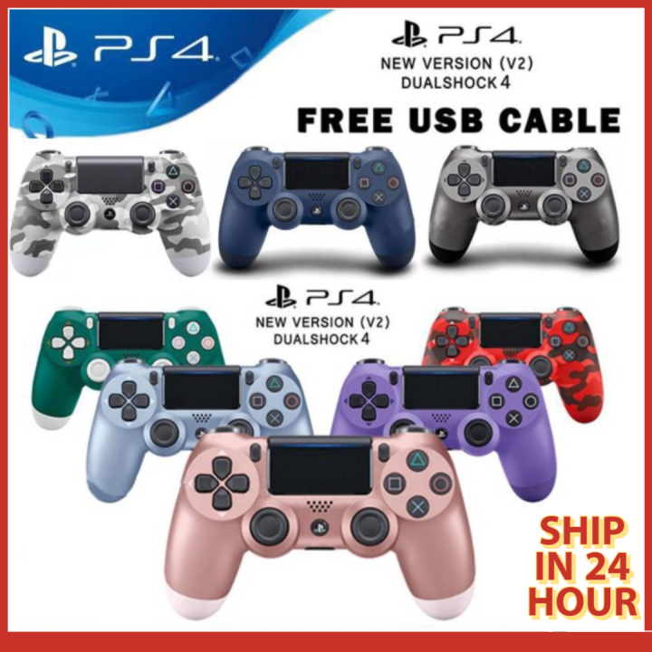 （Ready Stock DS4 Wireless Controller V2 for PS 4 Gaming Joystick LOCAL ...