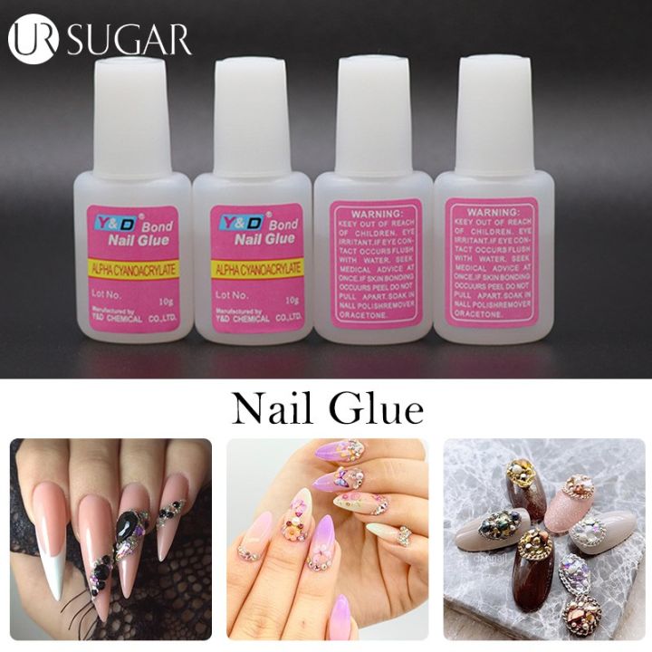 UR SUGAR 1/3/5/10 Set False Nail Glue Nail Adhesive Glue For Nail Art ...