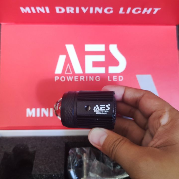 60watts AES Mini Driving Light AES 60/60 each bulb 4wires WHITE ...