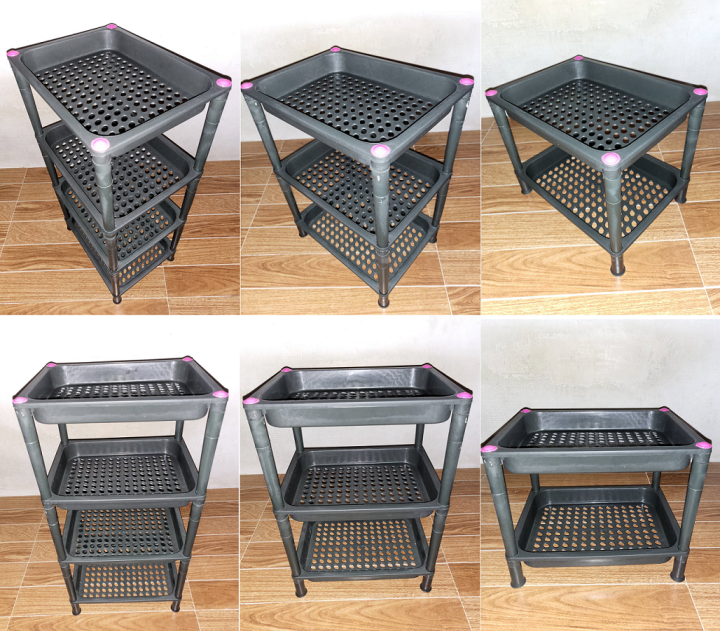 square multipurpose rack / shoe / food storage / kitchen dish rack ...