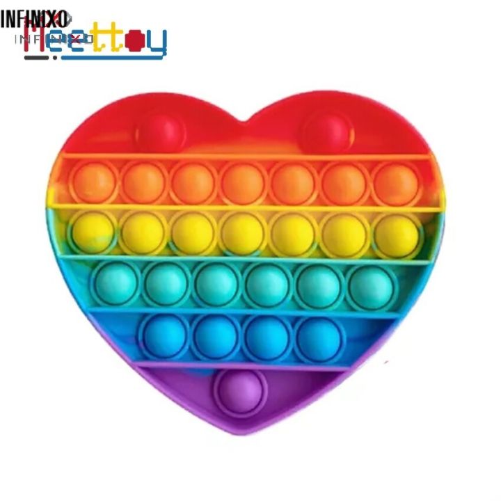 AZI722 Among Us Rainbow Push Pop it Fidget Toy Big size Unicorn ...